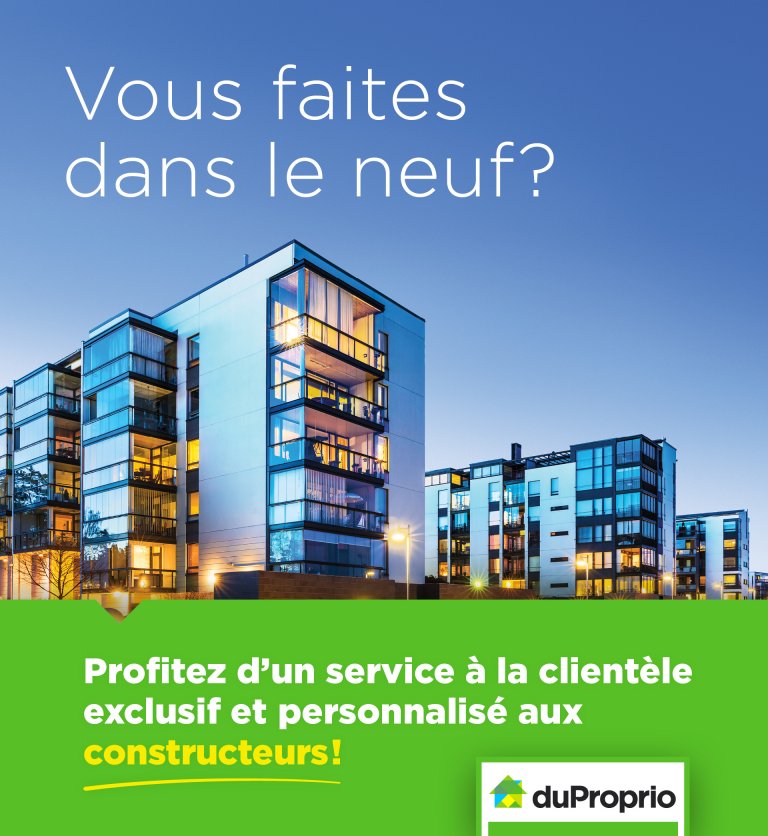 DuProprio - partenaire de vos réalisations - Prix Nobilis